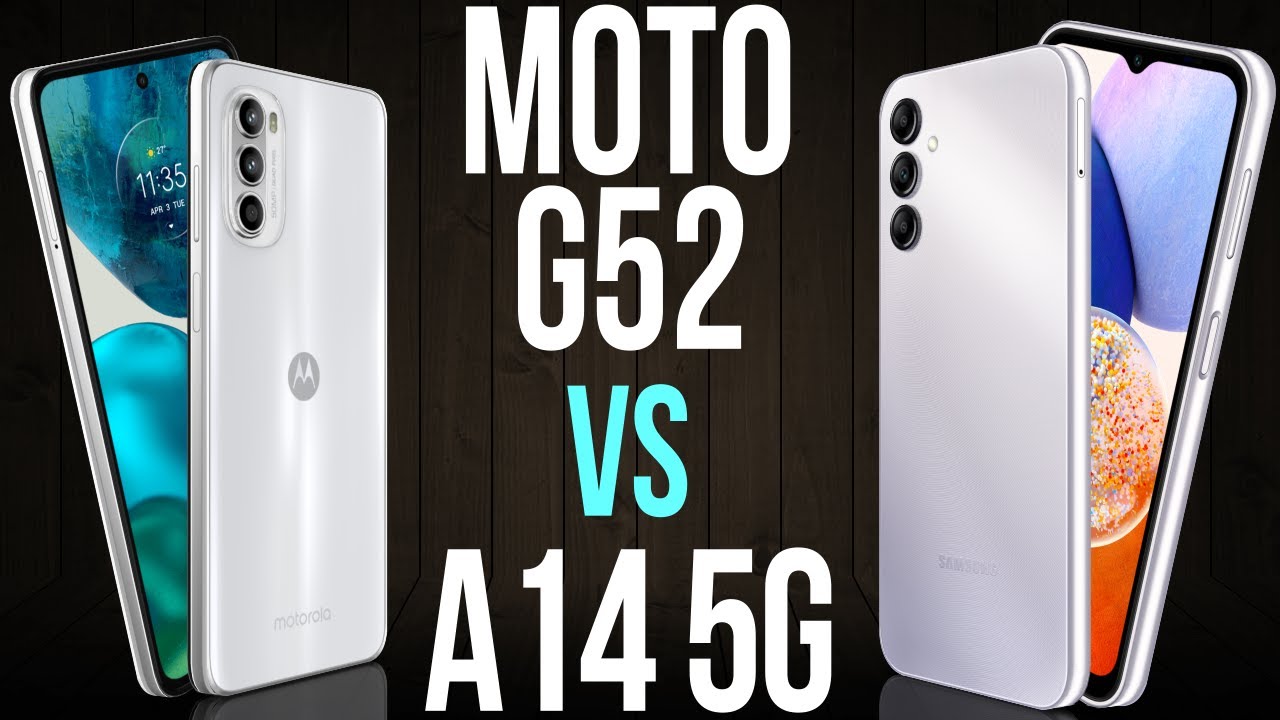 Moto G52 vs A14 5G (Comparativo & Preços) - YouTube