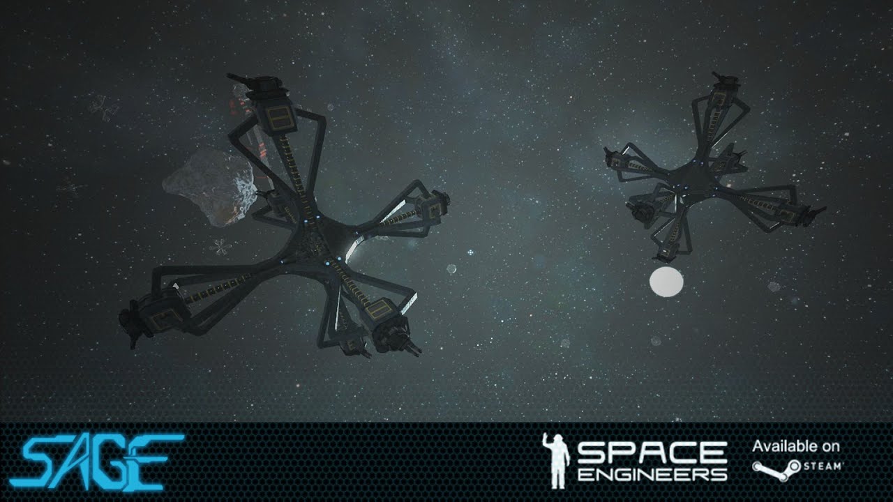 Space Engineers, Defense Star (4k 60fps) - YouTube