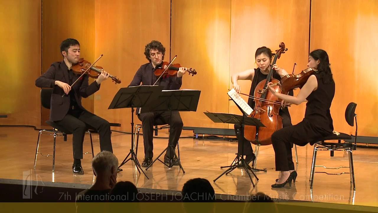 JOSEPH JOACHIM Chamber Music Competition: Quartet Berlin Tokyo plays Brahms String Quartet No. 2 ...