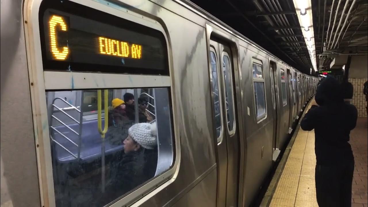 MTA NYCT Subways: IND Euclid Avenue Bound R160A (C) Train @ 125th Street - YouTube