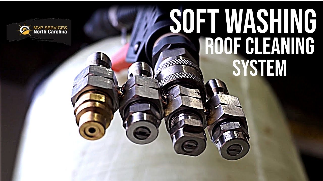 Soft Washing - Roof Cleaning System - Raleigh, NC - YouTube