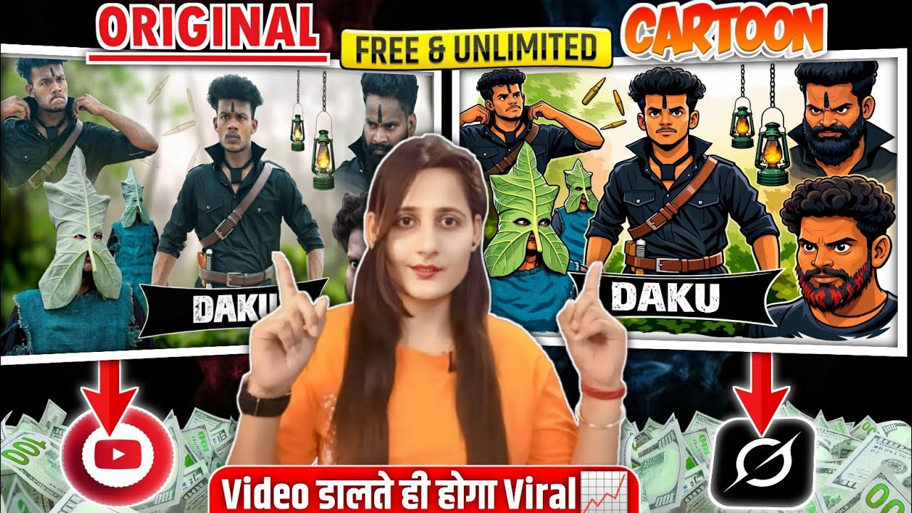 Normal video to Cartoon Converter free Ai (full Tutorial ) ai cartoon ...