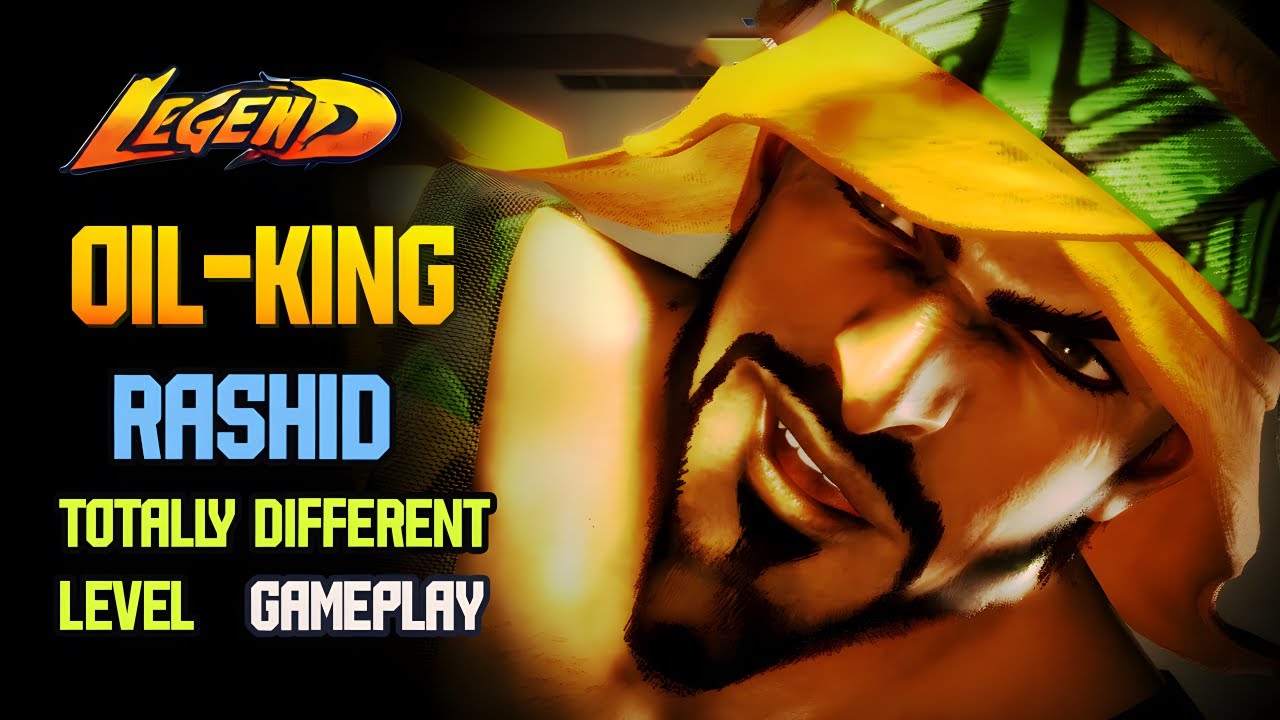 Street Fighter 6🔥oil King Rashid World No 1 Different Level Of