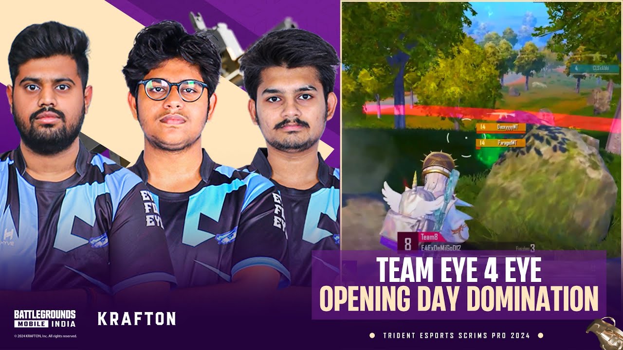 Team EYE 4 EYE Opening Day Domination | Trident Esports Scrims Pro ...