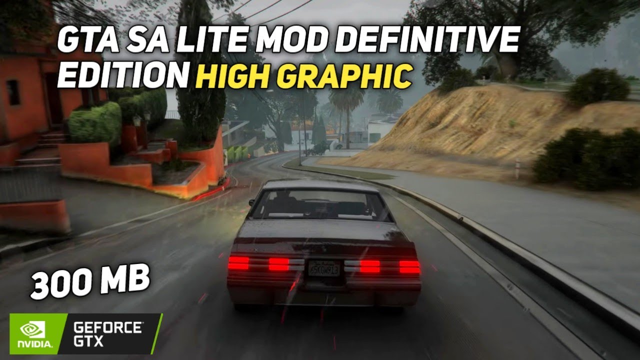 GTA SA Android MOD GRAPHIC DEFINITIVE EDITION HIGH GRAPHIC Ringan - YouTube