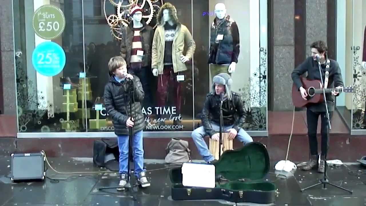 Ed Sheeran Busking