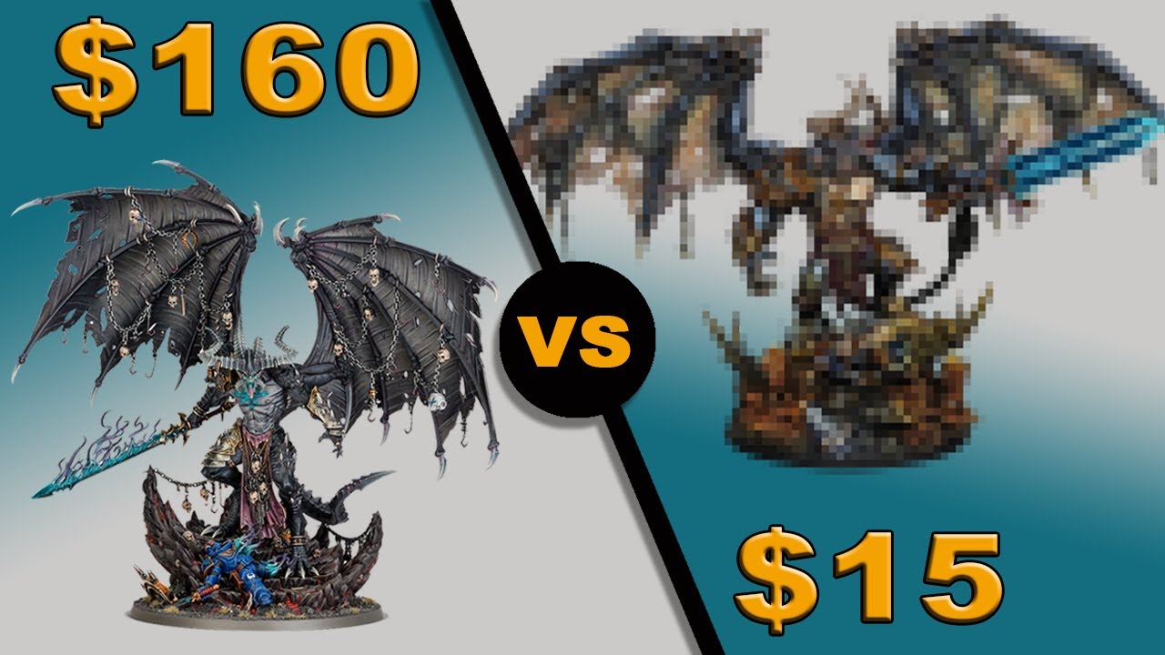 Warhammer Proxy: 3D Printing and Painting Be'lakor - YouTube