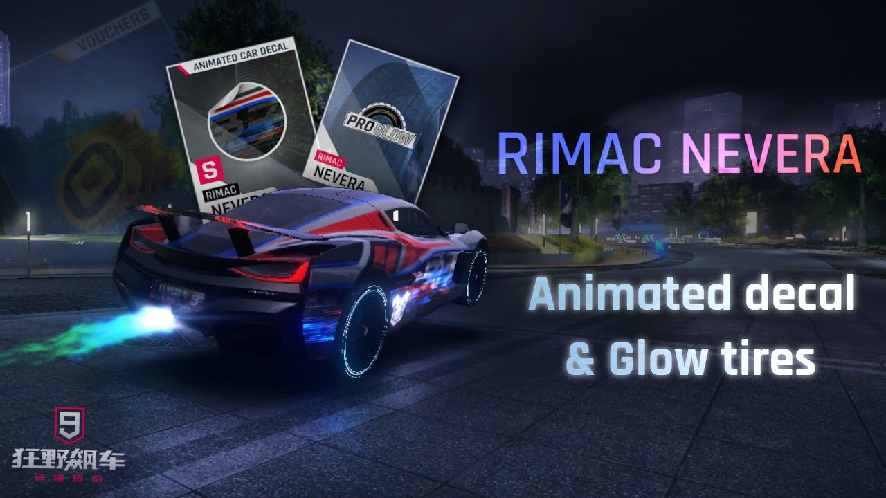 Asphalt 9 CN | Second purchase in the game (Animated decal & glow tires ...