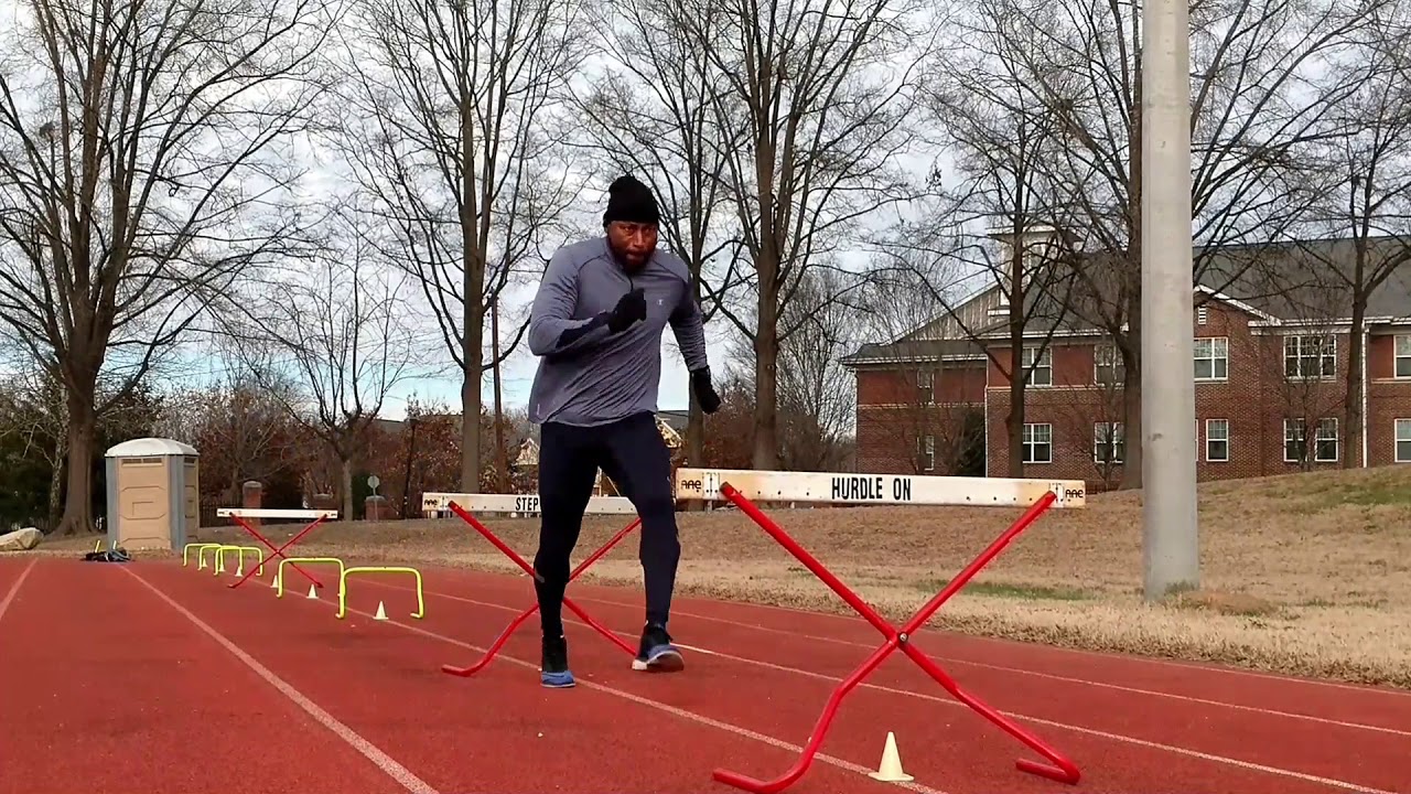 Hurdle Training - Reactive Footwork and Going Through the Motions - YouTube