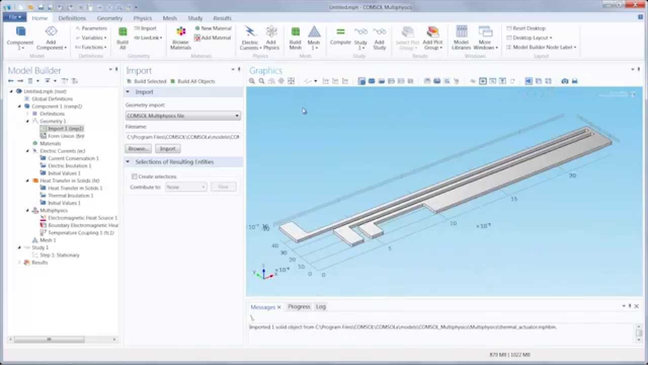 Create Geometrical Objects In Comsol Multiphysics 28 Youtube