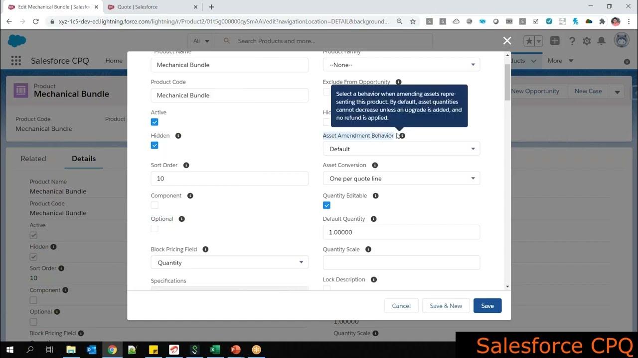 DAY 4 Product Configuration Options | Salesforce CPQ - YouTube