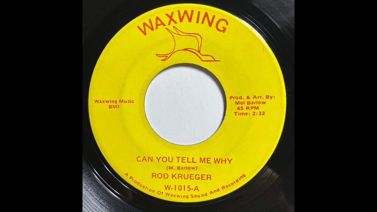 Rod Krueger – Can You Tell My Why + A Face in the Mirror **for Sale on ...