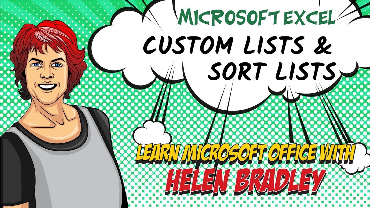 Excel Custom Lists And Sort Lists Make Your Own Lists To Speed Data 2620