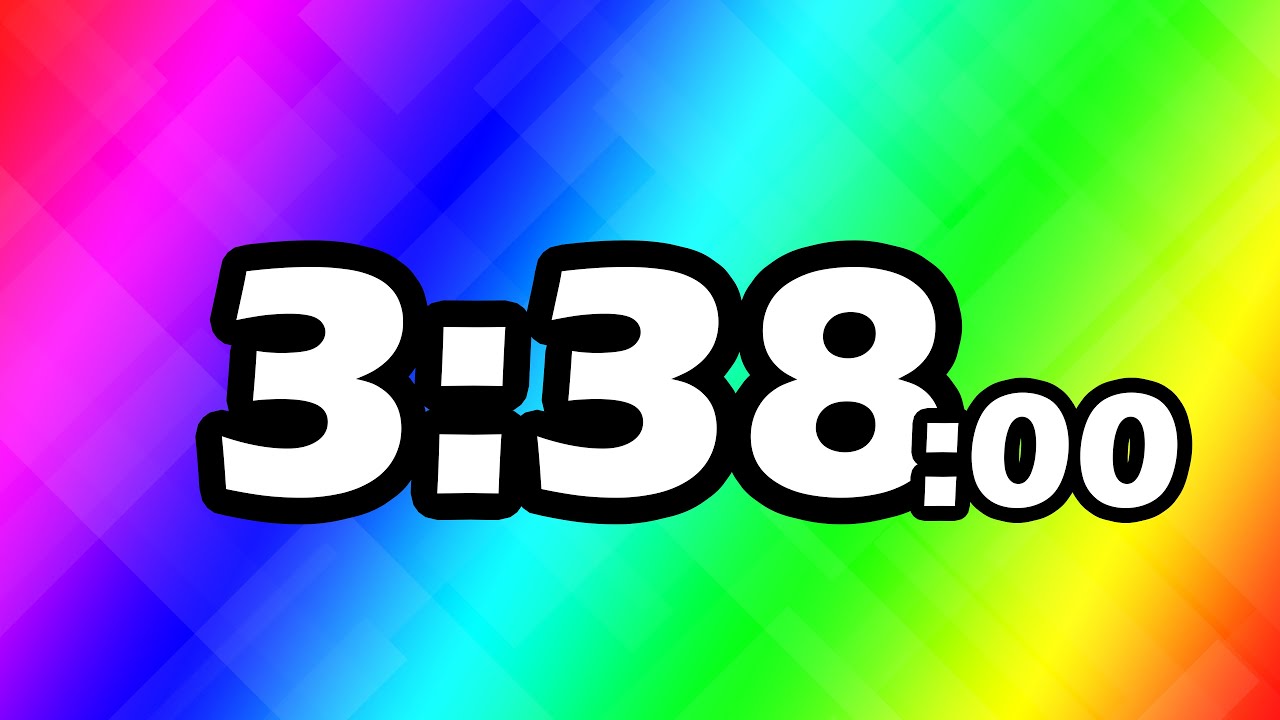 3 Minutes and 38 Second TIMER Countdown - YouTube