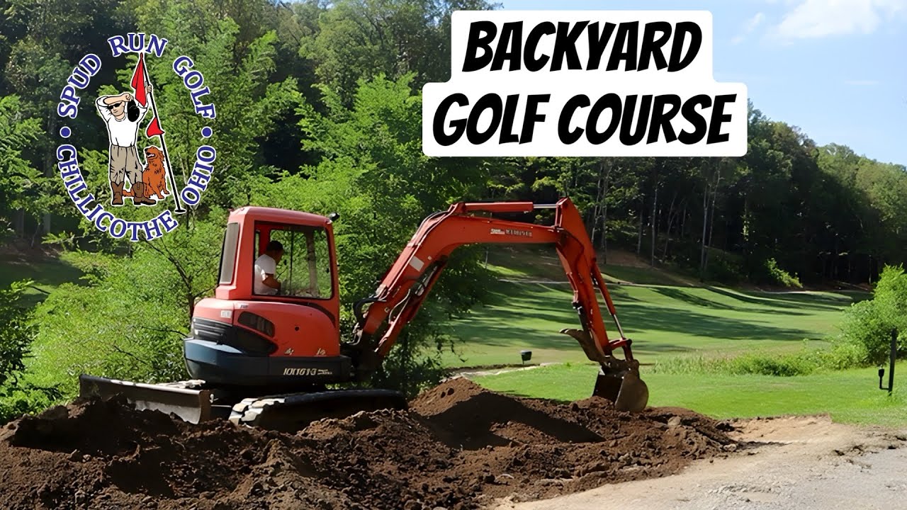 DIY Backyard Golf Course Maintenance & Tee Box Upgrade! - YouTube