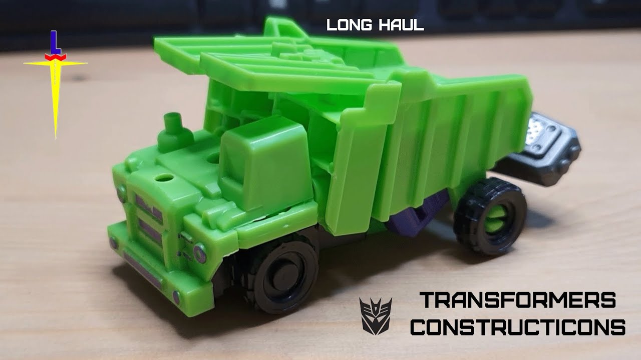 Transformers Decepticons - Constructicons Long Haul Dump Truck - YouTube