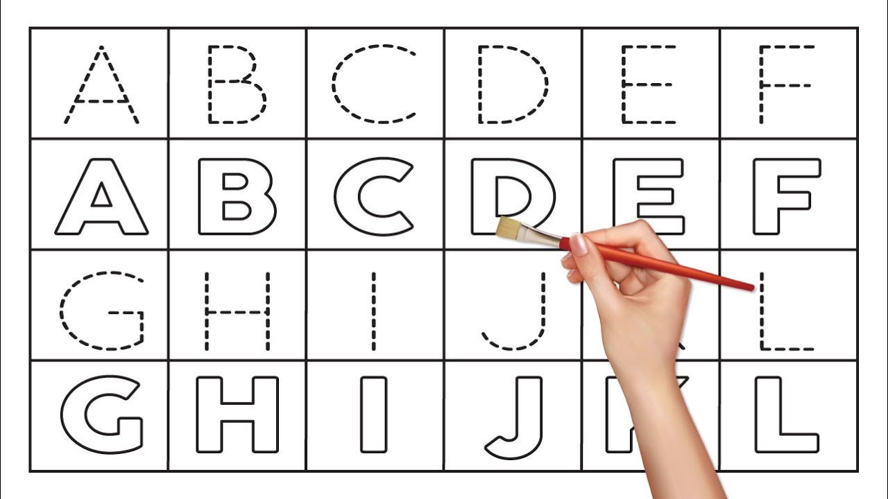 How to Write Letters for Children - Teaching Writing ABC for Preschool ...