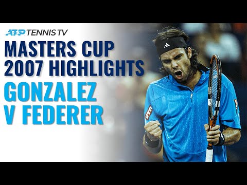 When Fernando Gonzalez Shocked Federer! | Masters Cup 2007 Tennis Highlights