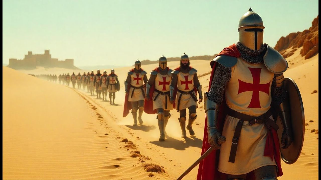 Epic Medieval March: Knights Templar Through Snowy Peaks – A Symphony ...