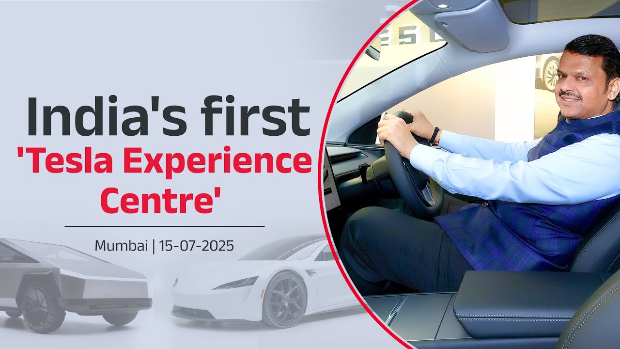 India's First Tesla Experience Centre Inaugurated by CM Devendra ...