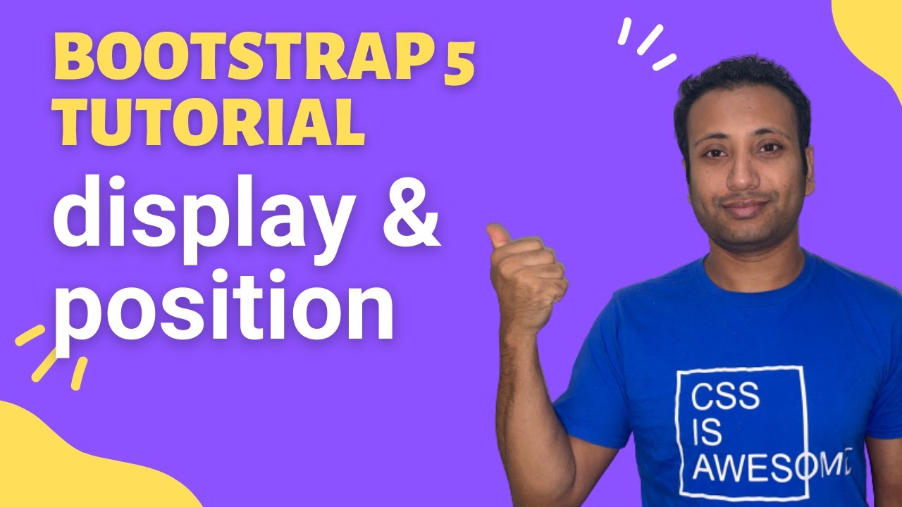 Bootstrap5 Bangla Tutorial 22 : display and position - YouTube