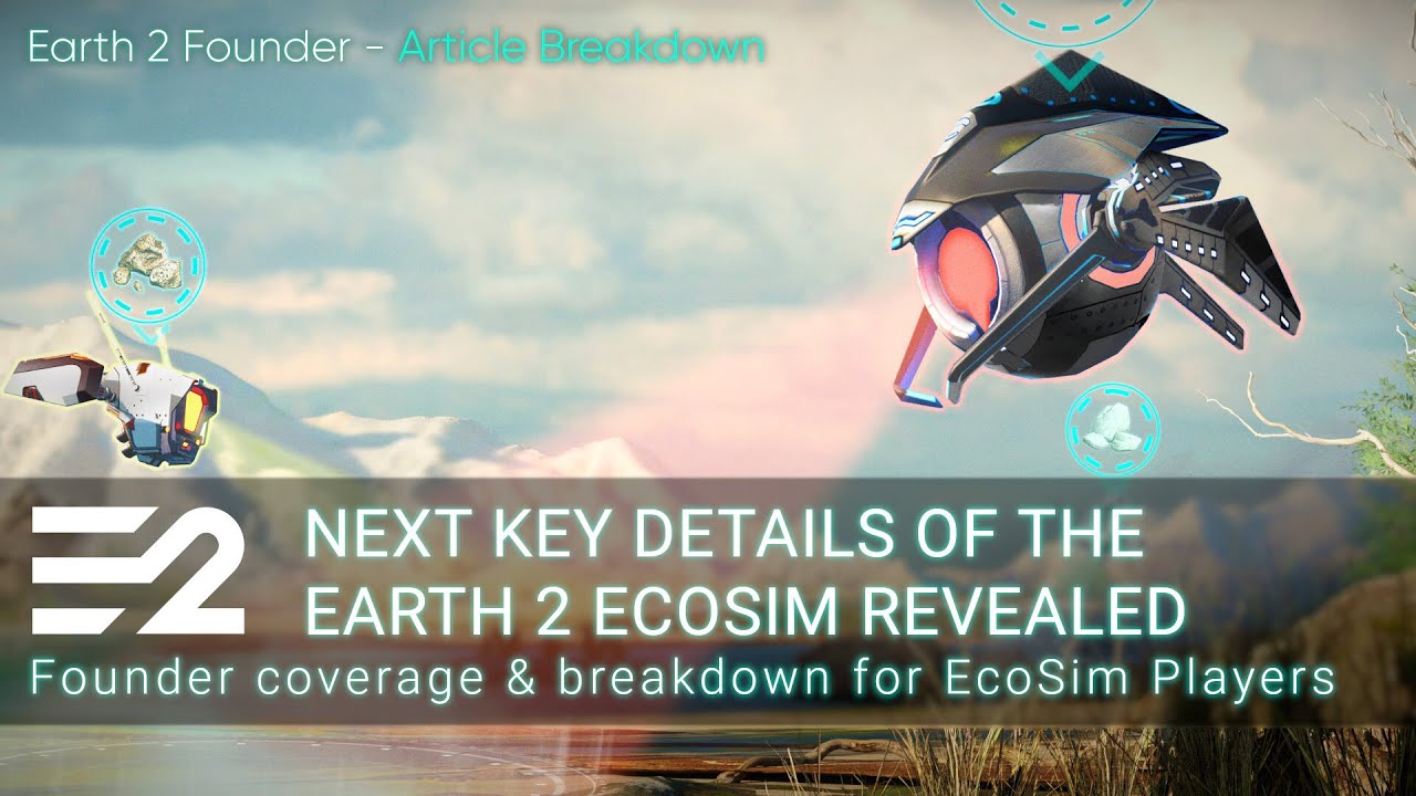 Earth 2 EcoSim | Important Details | Article Breakdown - YouTube