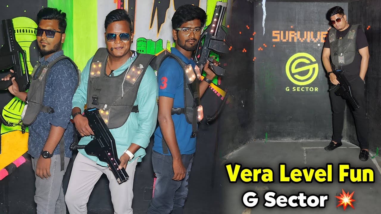 Vera Level Fun 😎 Laser Shooting Game 💥 G Sector Laser Tag Nungambakkam ...