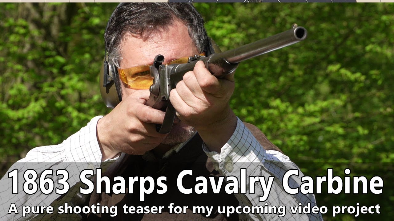 Original 1863 M Sharps breech loading cavalry carbine - pure shooting ...