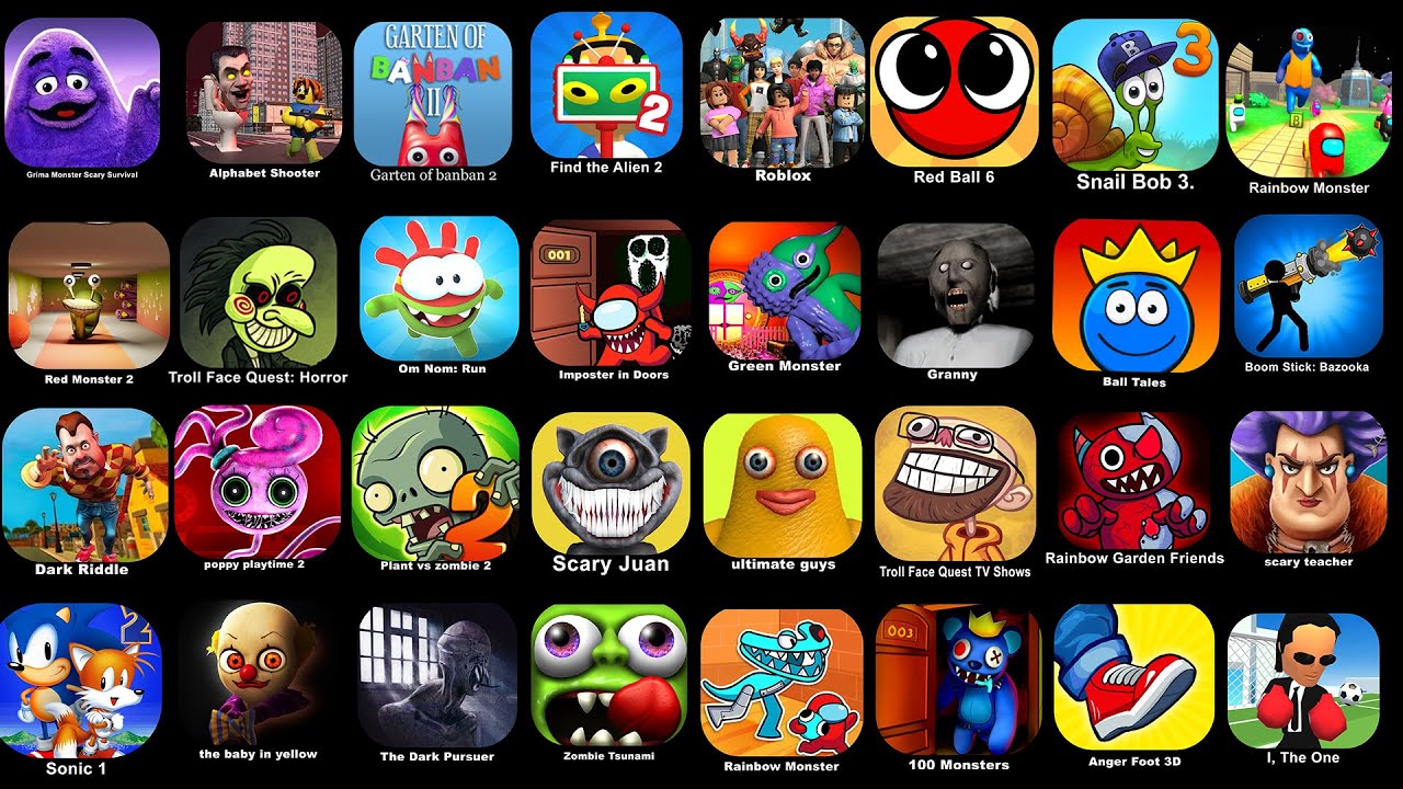 Red Monster Survival Chapter 2,Red Ball,Scary Shooter Survival 3D Game ...