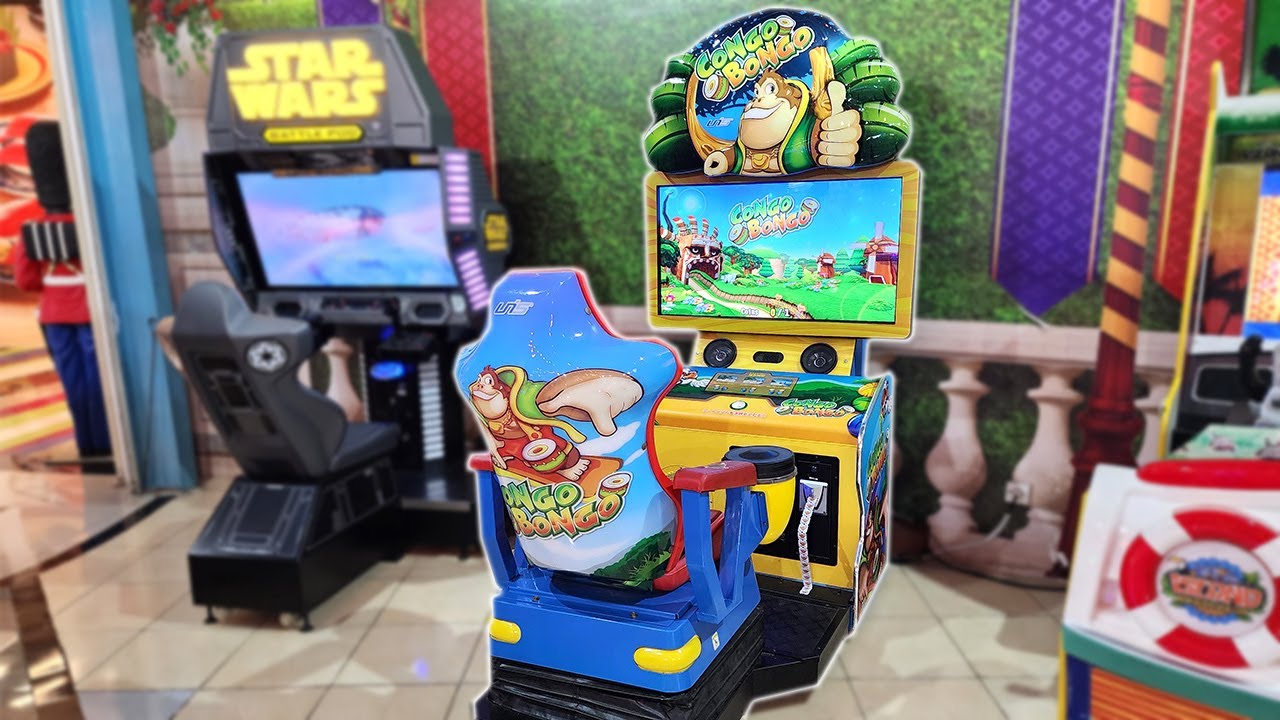 Congo Bongo (2013) Arcade Gameplay | Mario Kart Meets Donkey Konga ...