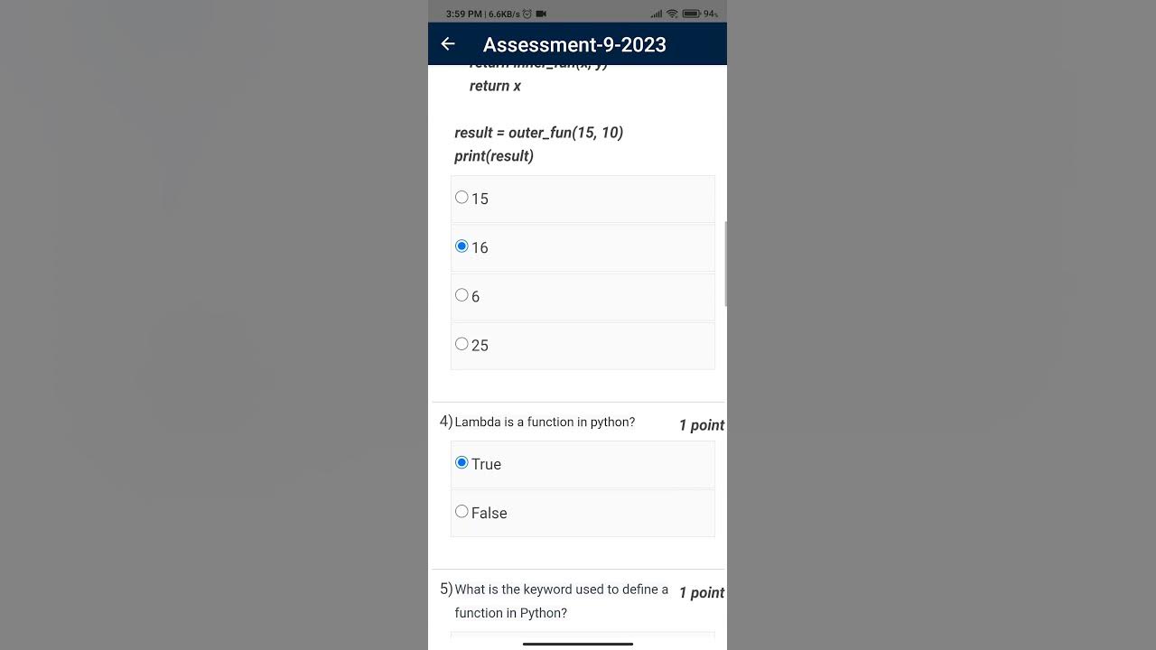 NPTEL PROGRAMMING IN PYTHON COURSE 2023 WEEK 9 ANSWER || lastdate 05-11-2023 || answer with ...