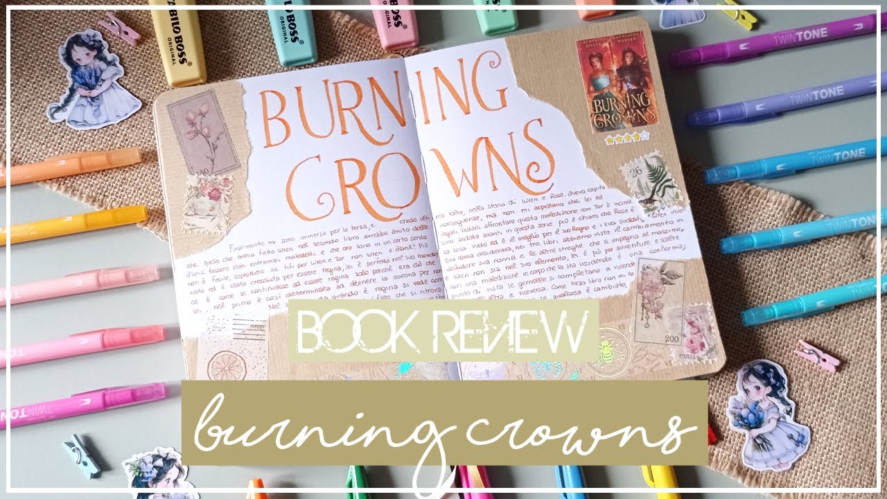 Book Review: Burning Crowns - YouTube