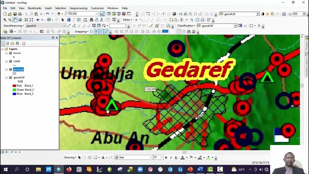 GIS lecture 4 - How to Create Shapefile كيفية انشاء قاعدة بيانات لتخذين المعاومات الجغرافية ...