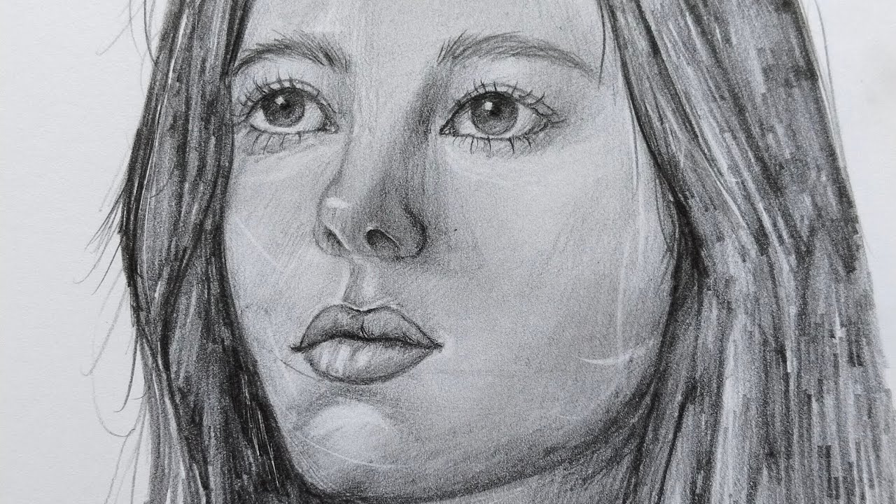 Easy Loomis Method Tutorial for Drawing a Girl’s Face 🥰 - YouTube