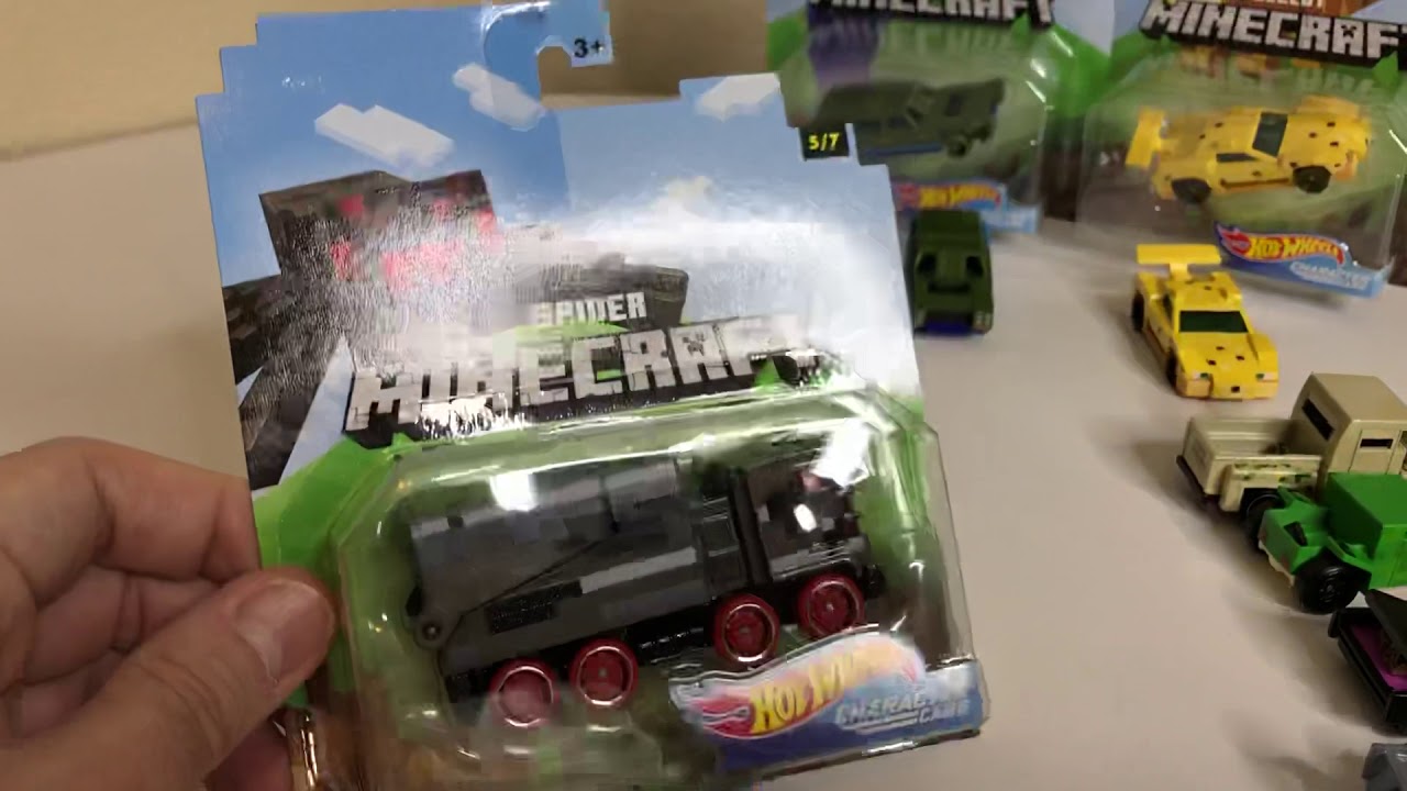 NEW 2020 Hot Wheels + Minecraft / Mojang FULL SET review! - YouTube