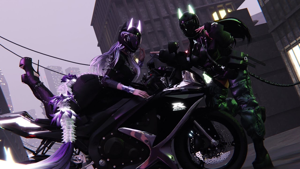 [VRCHAT] Bikers - Viper & Lilith - YouTube