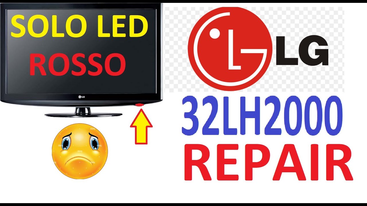 TV LG 32LH2000: bloccato in stand-by - YouTube