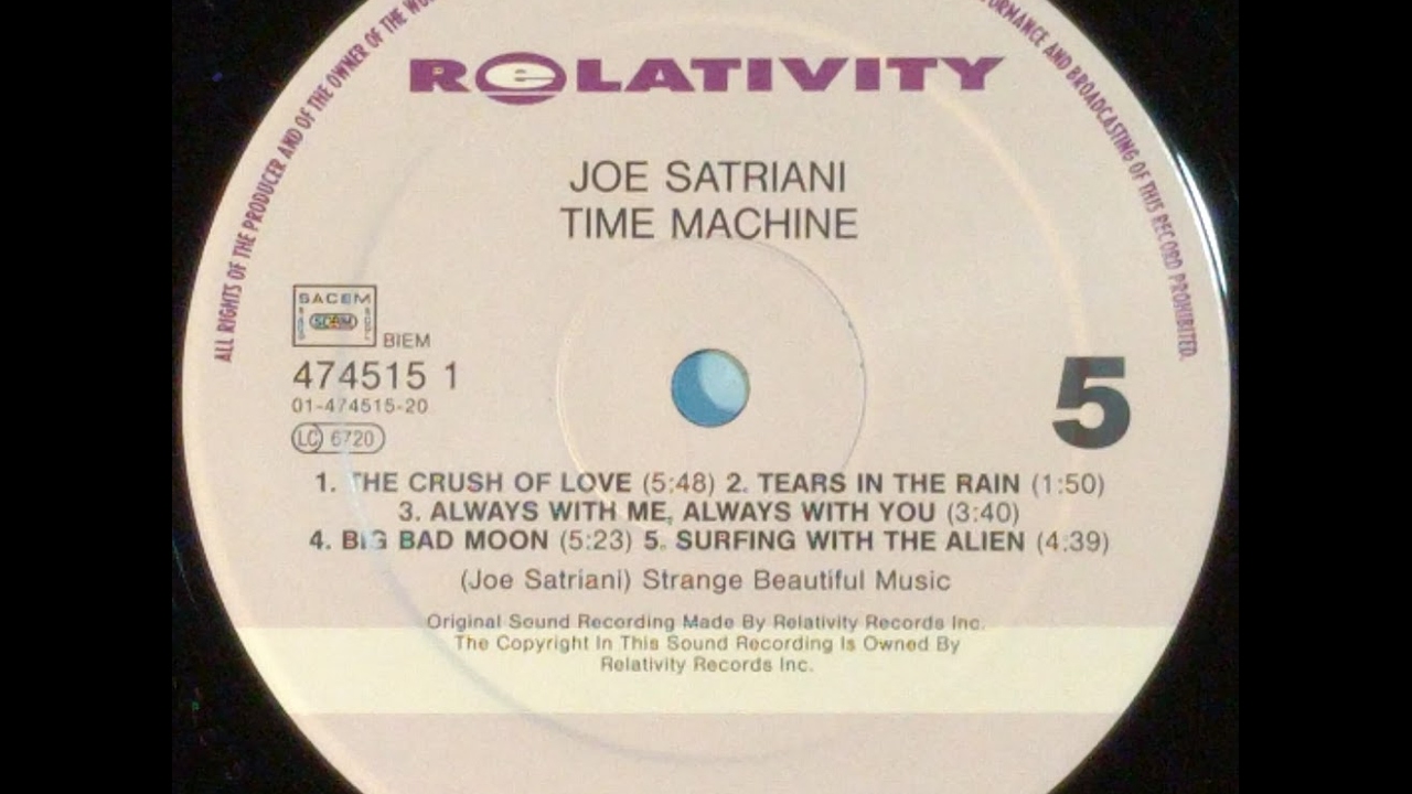 {Vinyl} Joe Satriani - Time Machine (Side E) - YouTube