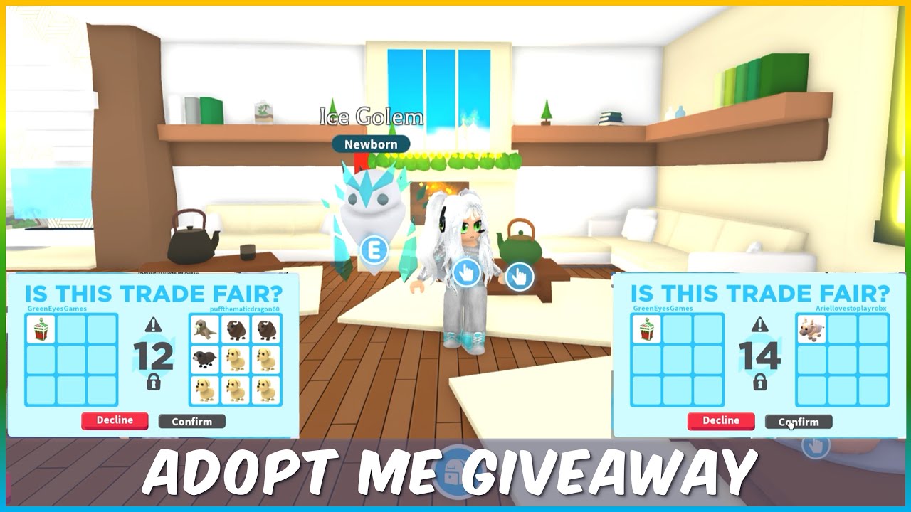 ADOPT ME TRADING WALRUS BOXES - 60,000 gingerbread 🎁 Adopt Me Giveaway ...