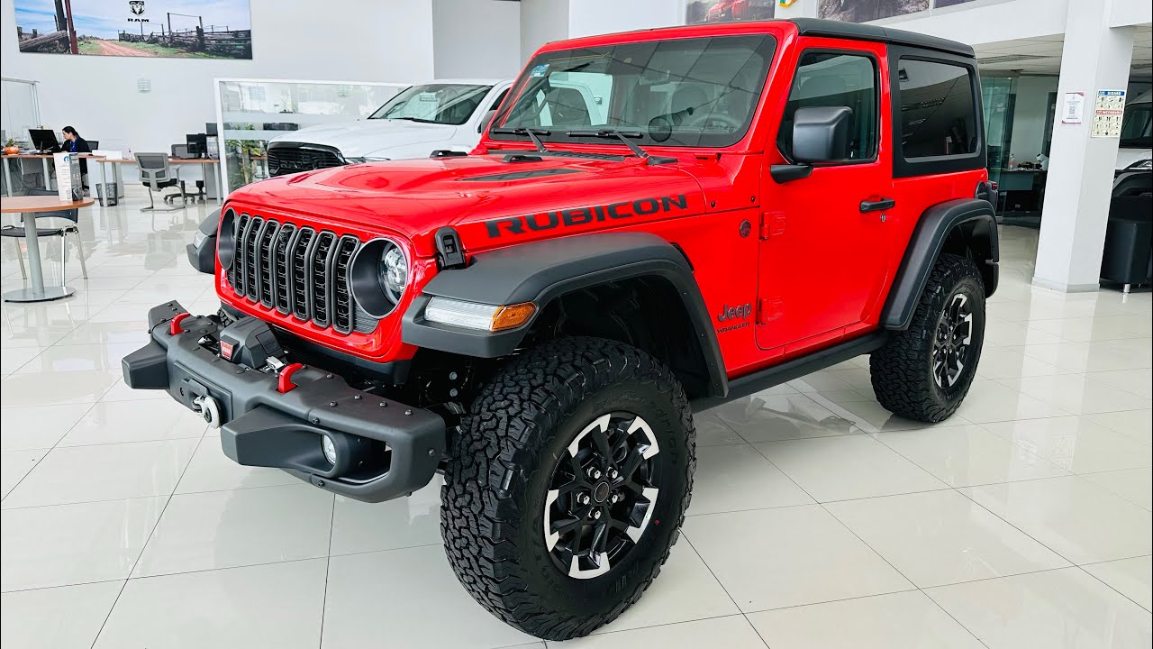 JEEP WRANGLER RUBICON, 2024, ROJO DINAMITA - YouTube