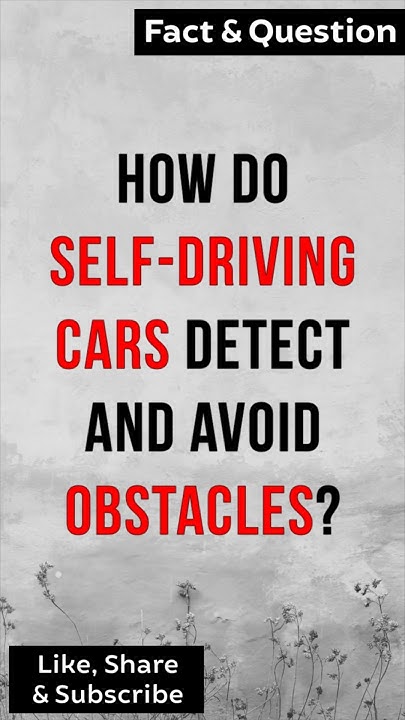 How do self driving cars detect and avoid obstacles?#selfdrivingcars # ...