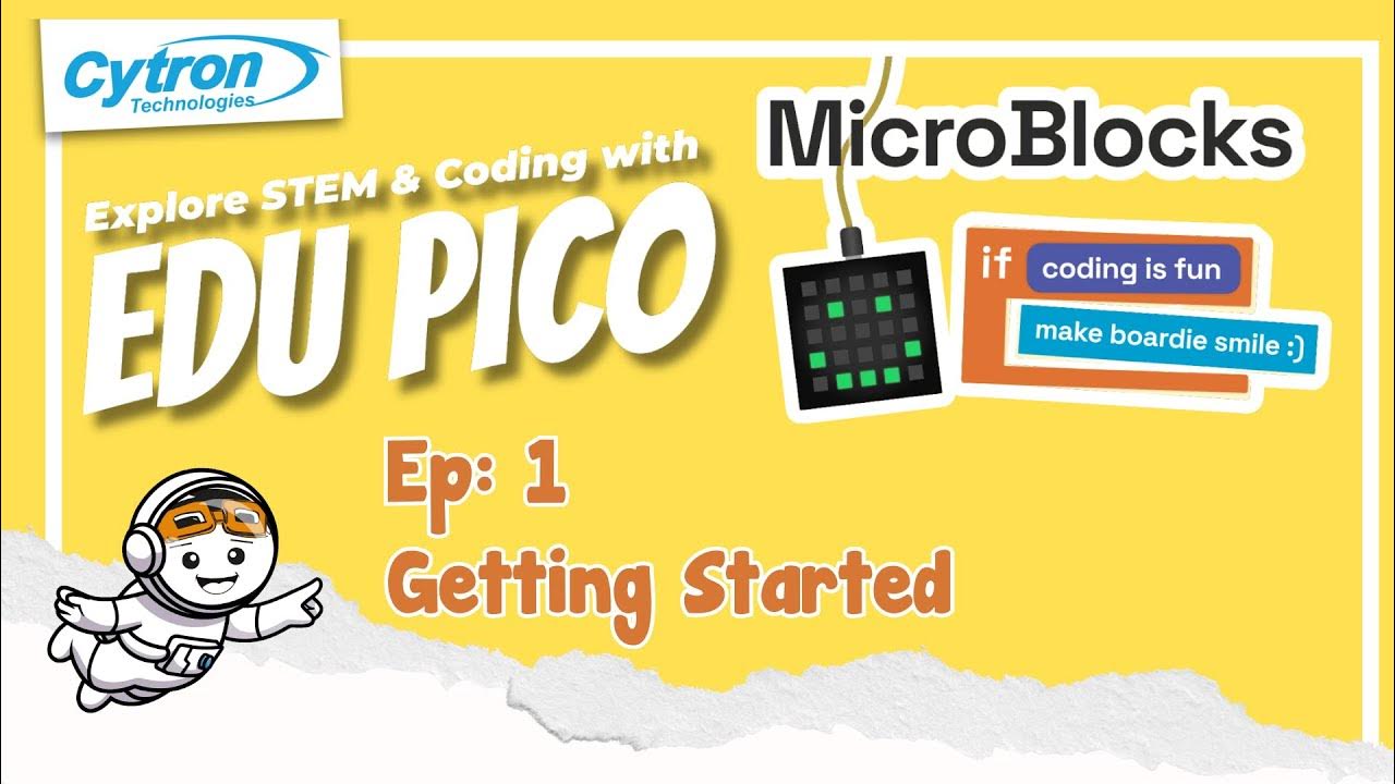 Episode 1 | EDU PICO using MicroBlocks : CircuitPython Installation - YouTube