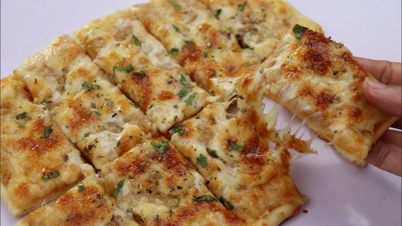 Cheese Garlic Potato Bread By Recipes Of The World - YouTube