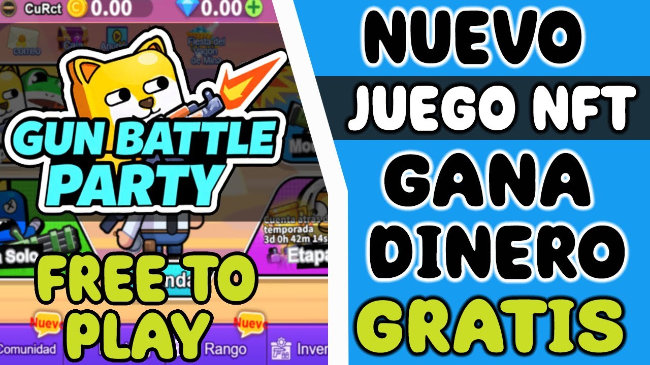 GUN BATTLE PARTY 💥 NUEVO JUEGO NFT FREE TO PLAY 🔥 GANA DINERO CON ESTE ...