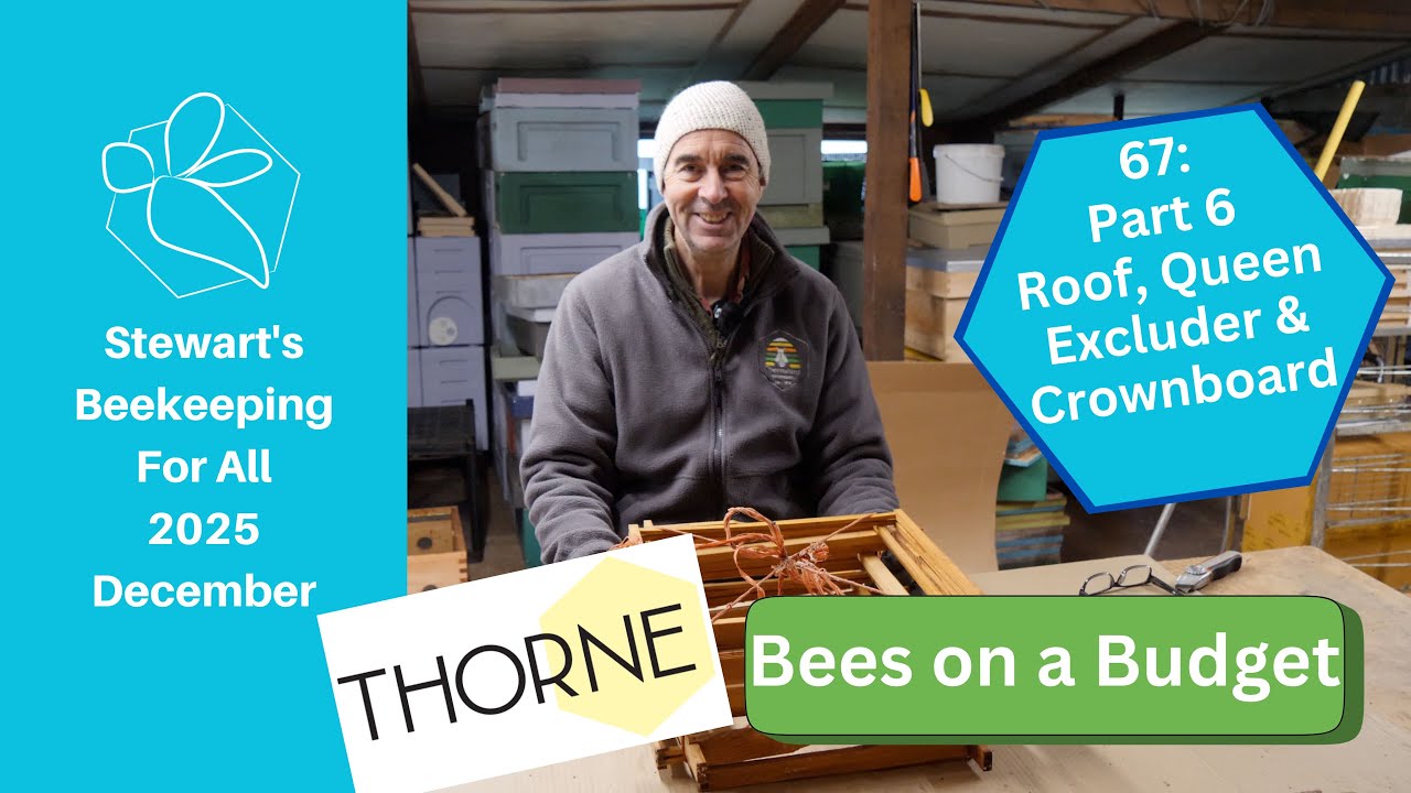 67: Bees on a Budget Part 6 - Roof, Queen Excluder and Crown Board ...