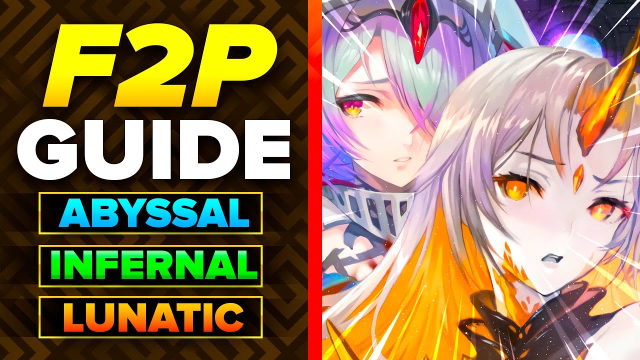 Gullveig & Kvasir ABYSSAL, Infernal, Lunatic F2P No SI & No Seals Guide ...