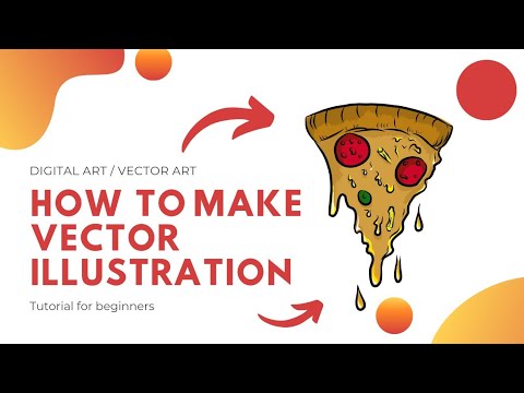 HOW TO MAKE VECTOR ILLUSTRATION FOR BEGINNERS | DIGITAL ART - YouTube