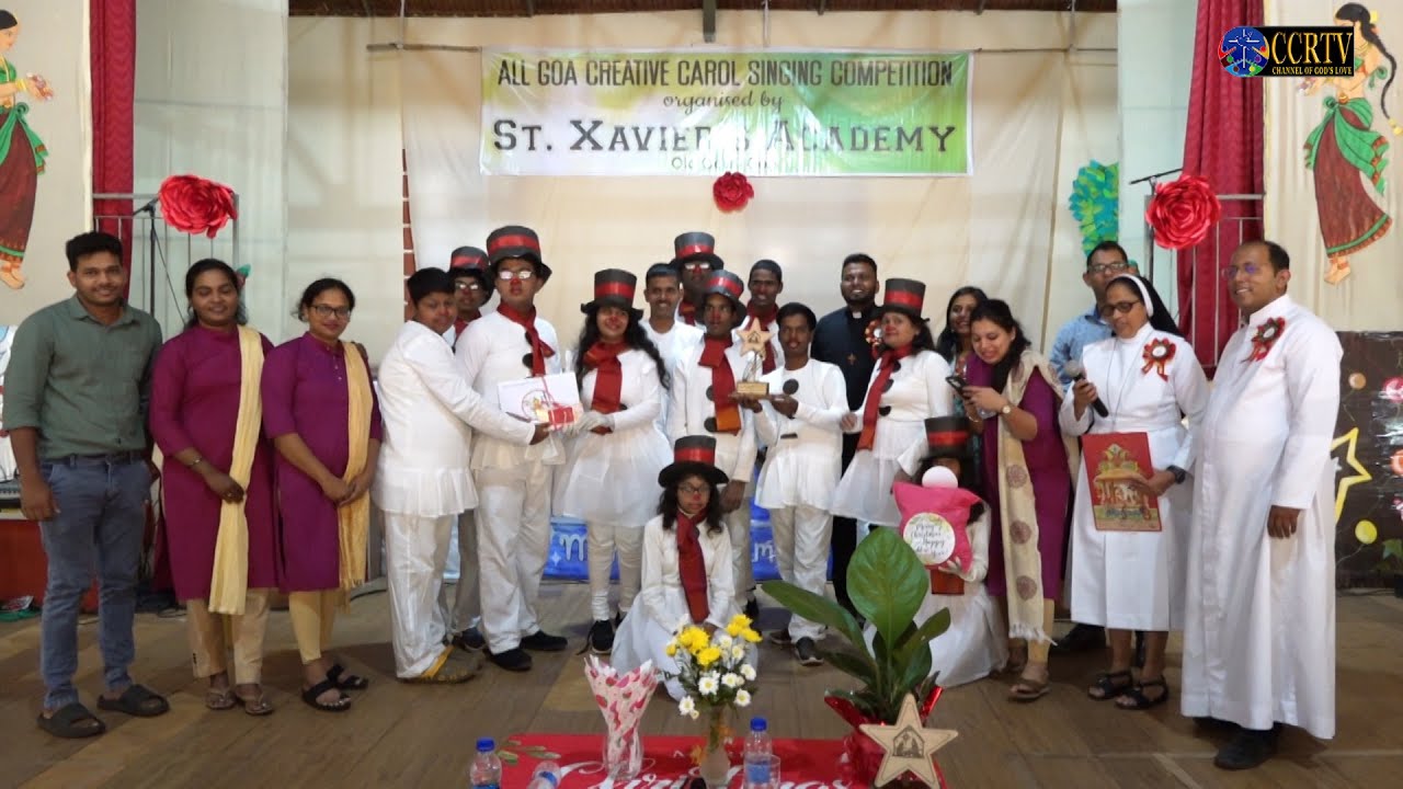 All Goa Creative Carol Singing Competition organised by St. Xavier's ...