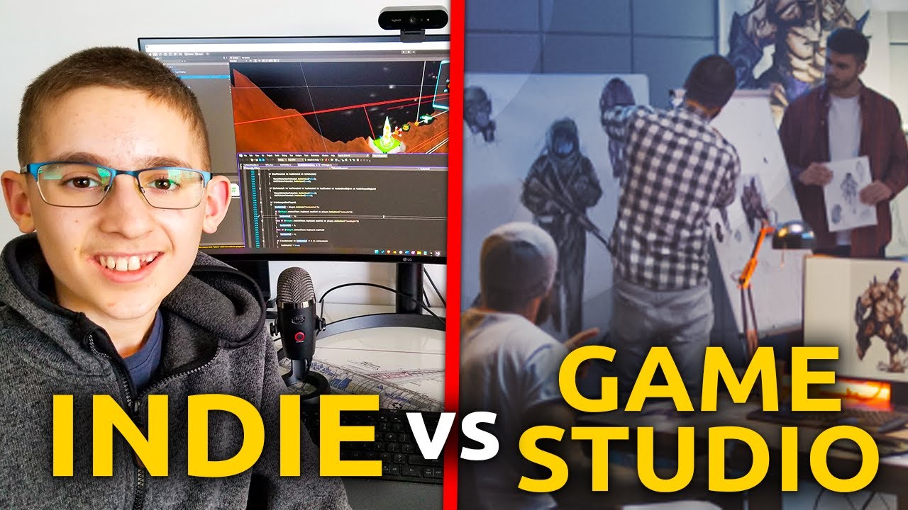 Indie Game Dev VS Working In A Game Studio - YouTube