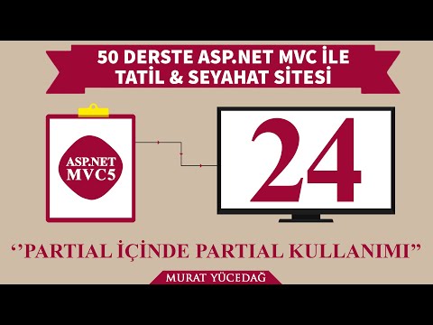 #24 Asp.Net Mvc5 ile Tatil Seyahat Sitesi Partial İçinde Partial Kullanımı